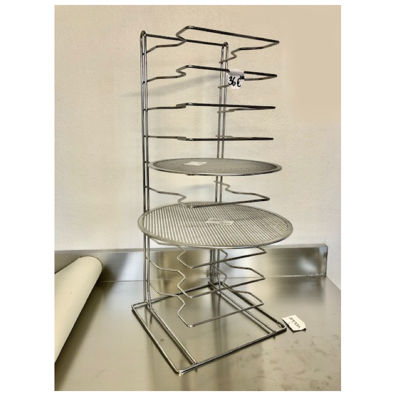 Support pour grilles à pizzas à 15 niveaux professionnel