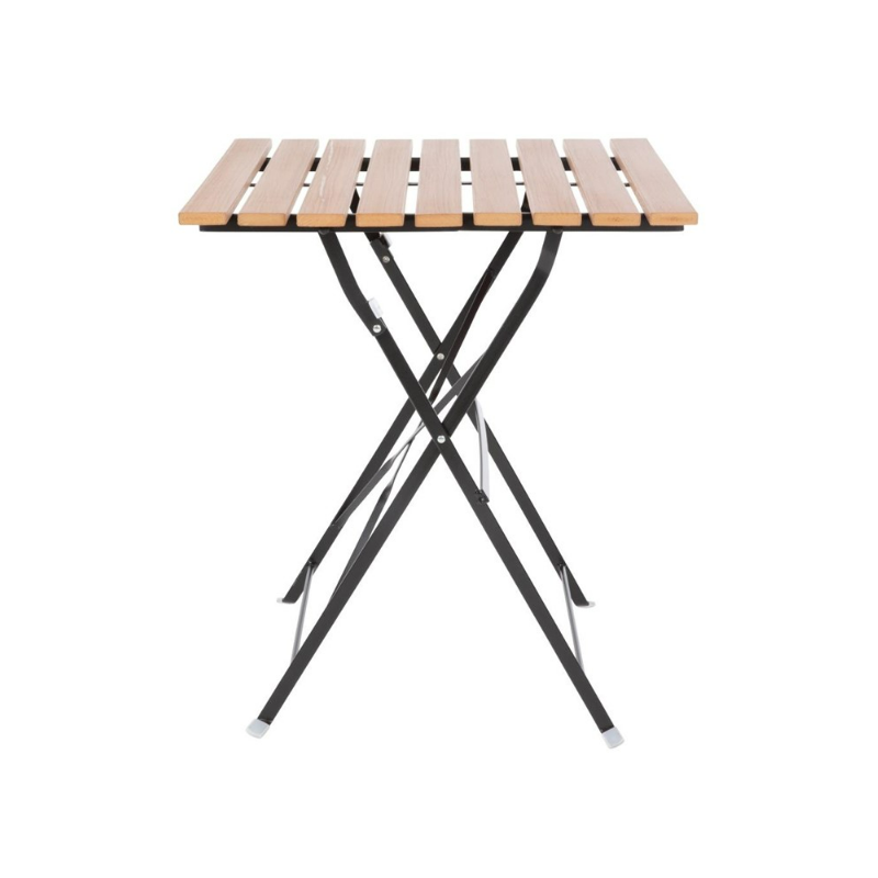 Table pliable carrée bois